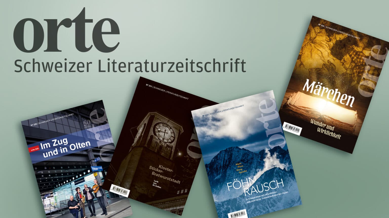 Literaturzeitschrift orte wird nun von einem Verein herausgegeben ...